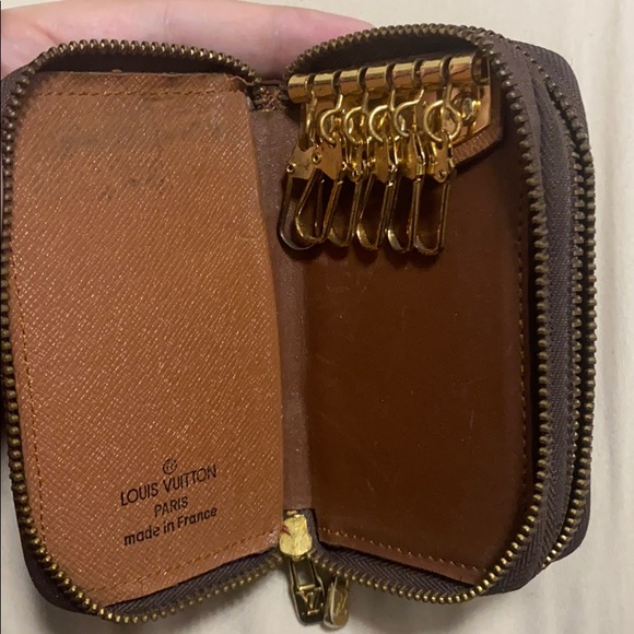 Louis Vuitton | Bags | Vintage Louis Vuitton Double Zipper Key Wallet ...